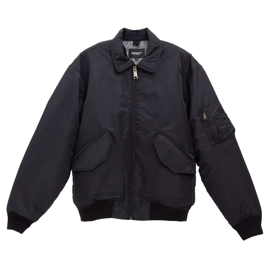 Carhartt WIP Olten Bomber Black/Smoke Green – Degli Uberti