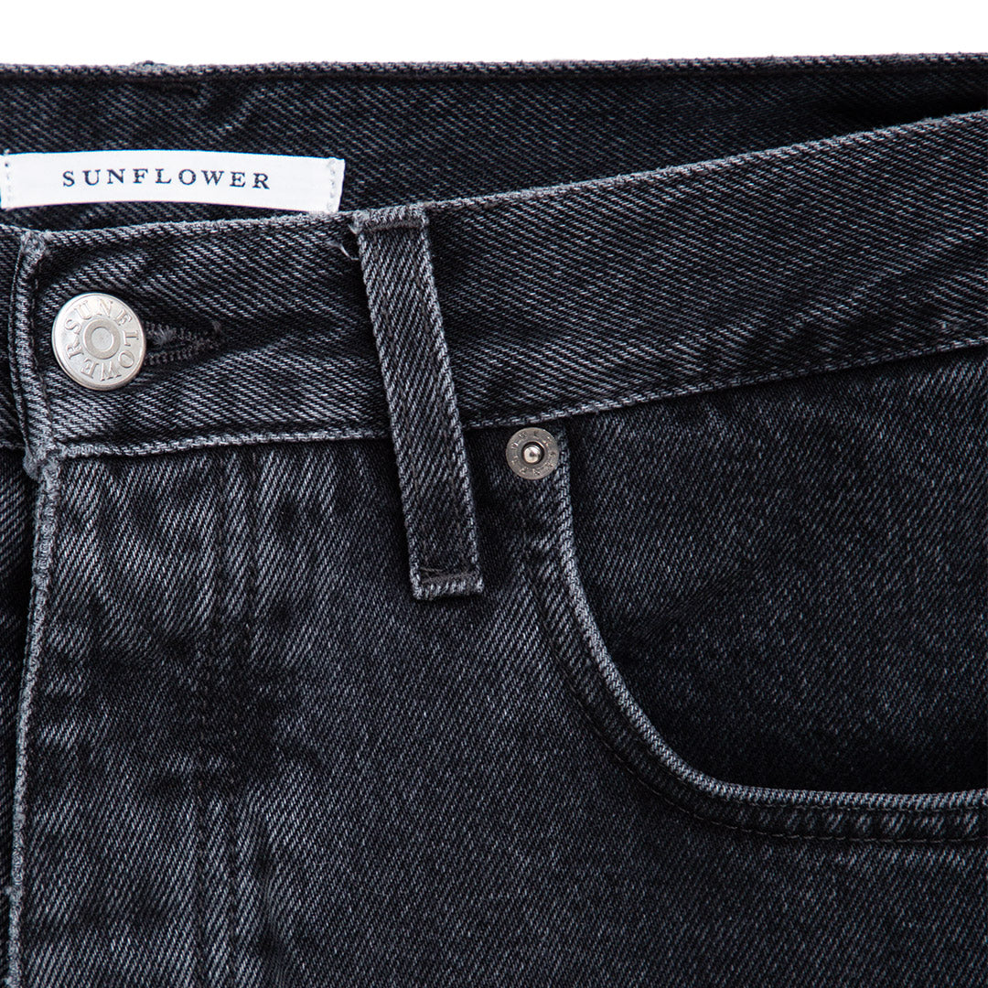 Hello Sunflower Wide Twist Washed Black – Degli Uberti