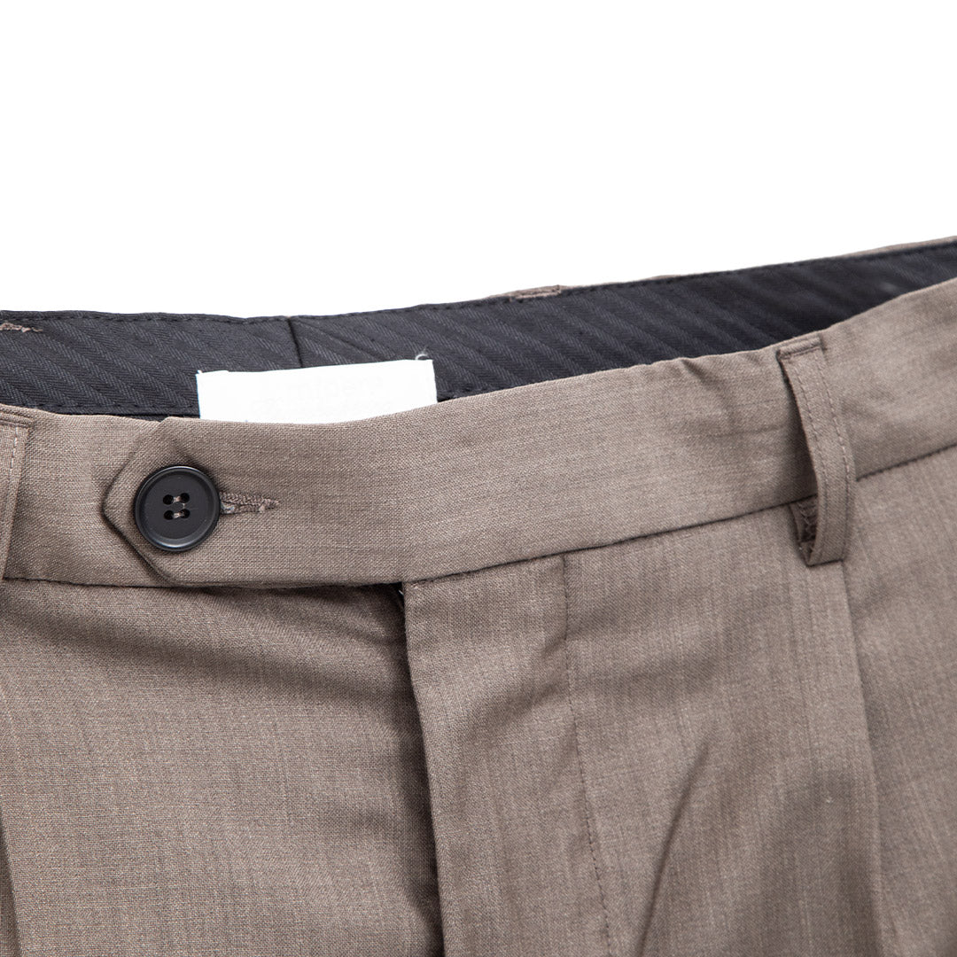 Mfpen Formal Trousers Mud Tropical Wool – Degli Uberti