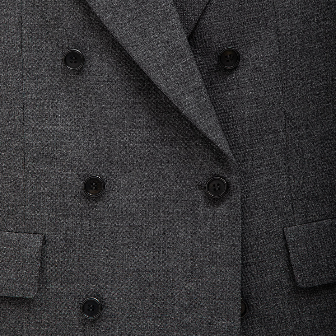 Sunflower Double Breasted Blazer Antracite – Degli Uberti