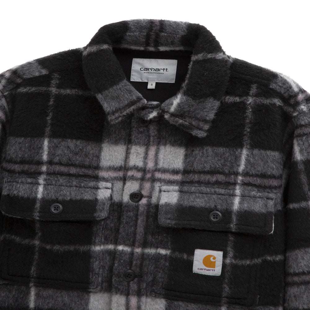 Carhartt WIP Manning Shirt Jacket Manning Check/Black/Marengo – Degli ...