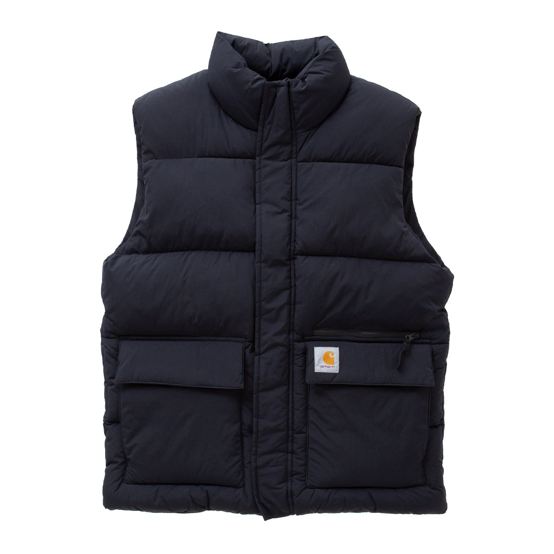 Carhartt WIP Milton Vest Black - Degli Uberti